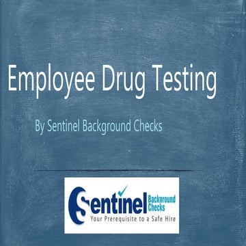 Employee Drug Testing | PPTX