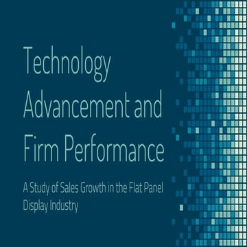 Technology Advancement and Firm Performance | PPT
