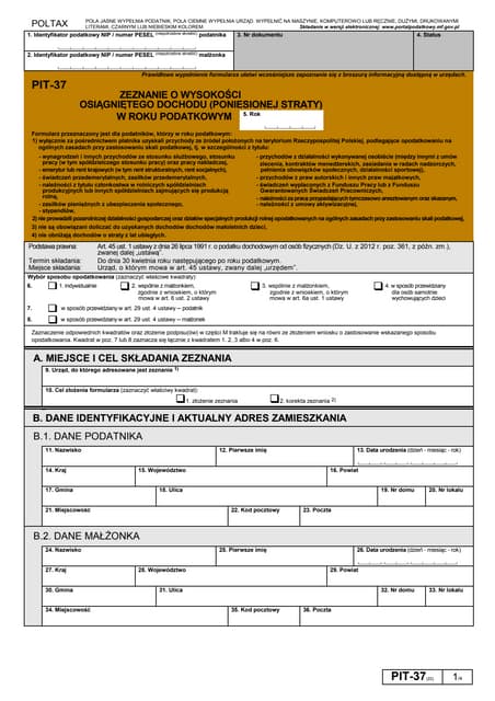 Form pit-28 a-16-2015-2016 | PDF