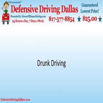 Drunk driving | PPT