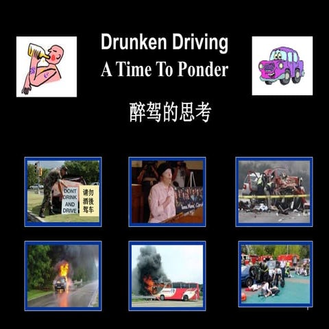 Drunken Driving - A Time to Ponder | PPT