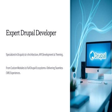 Expert Drupal Developer Portfolio: Enterprise-Grade Solutions & Agile ...