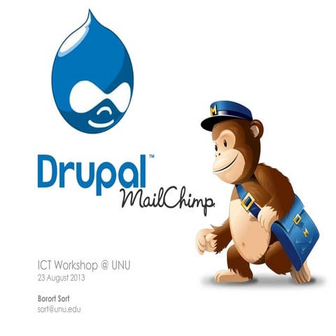 Drupal and mail chimp | PPTX