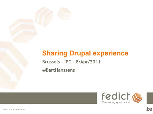 Drupal Gov Days Sharing Ppt