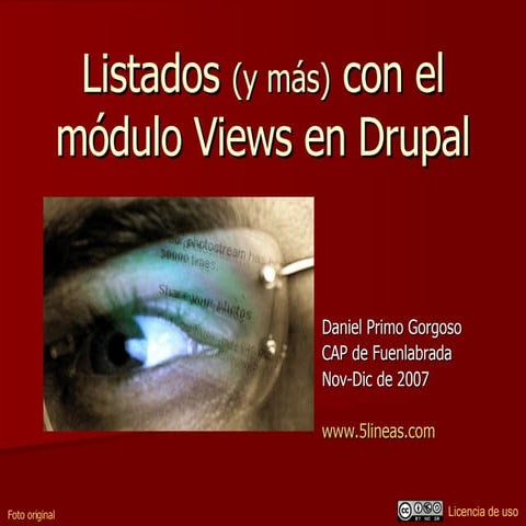 Drupal: Introducción al módulo views | PPT