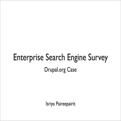 Drupal.org Search Evaluation | PPT