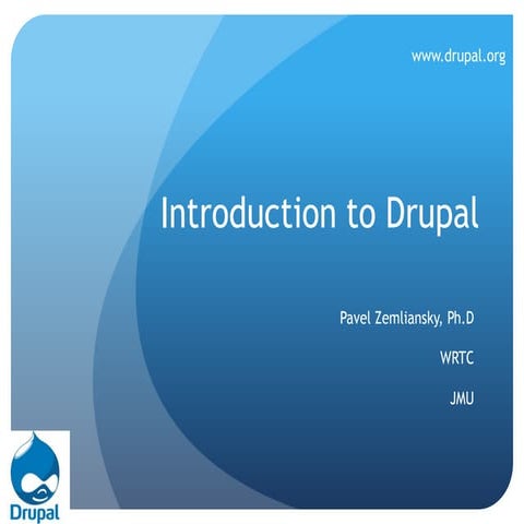 Introduction to Drupal | PPT