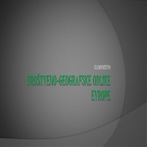 Istocna evropa | PPTX