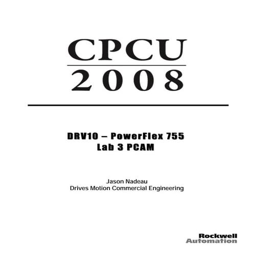 Drv10 lab3 pf755_pcam | PDF