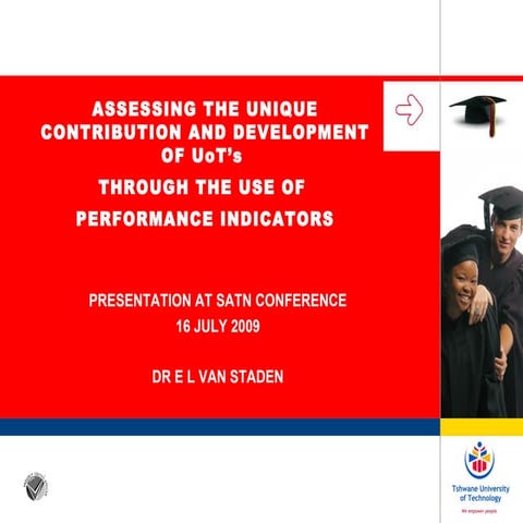 Assessing the unique contribution and development of UoT’s through the ...