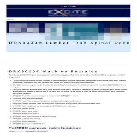drx9000 spinal decompression | PDF