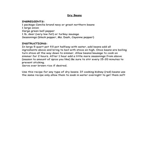 Dry beans | PDF