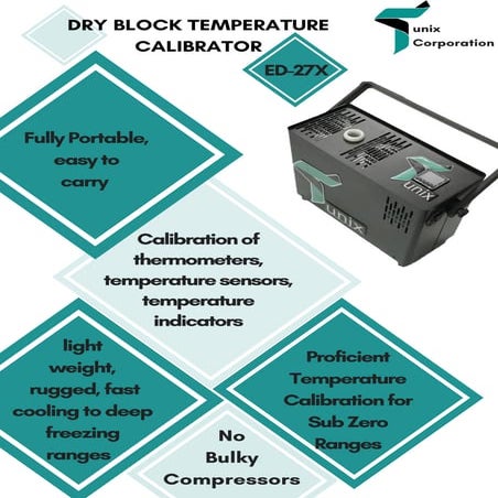 Dry block temperature calibratore: Tunix Corporation | PDF