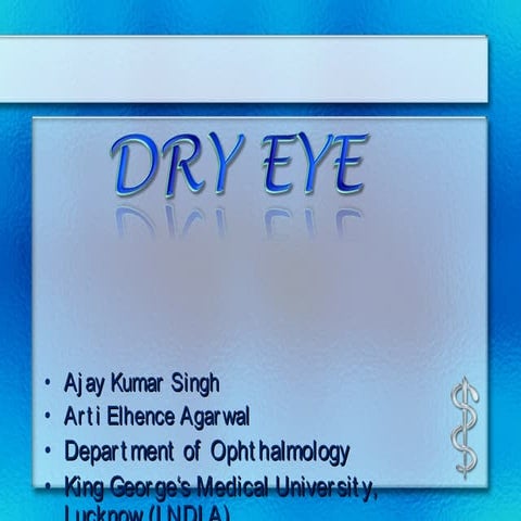 Dry eye | PPT