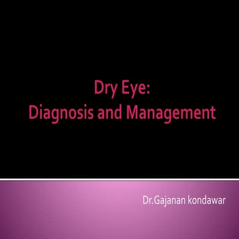 Techniques of tear film evaluation by Raju Kaiti | PPT