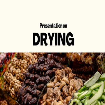 DRYING .pptx