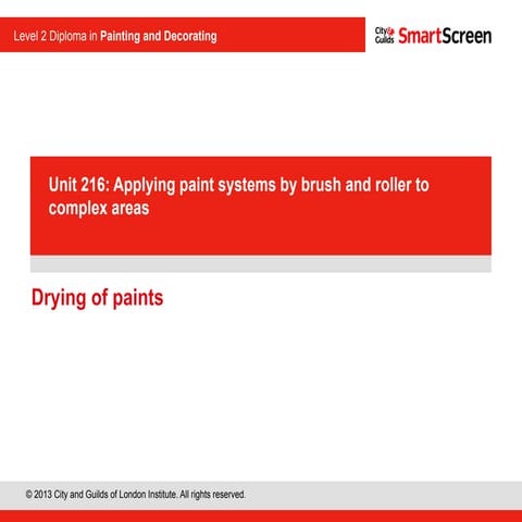 Drying of paints 4 | PDF