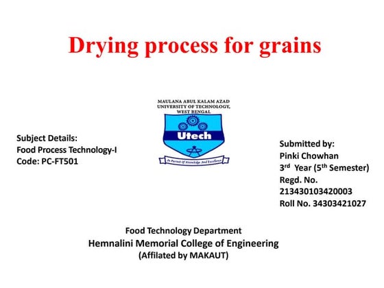 Drying theory and drying rating curve | PPT