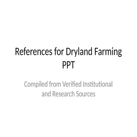 Dryland_Farming_References ai established.pptx