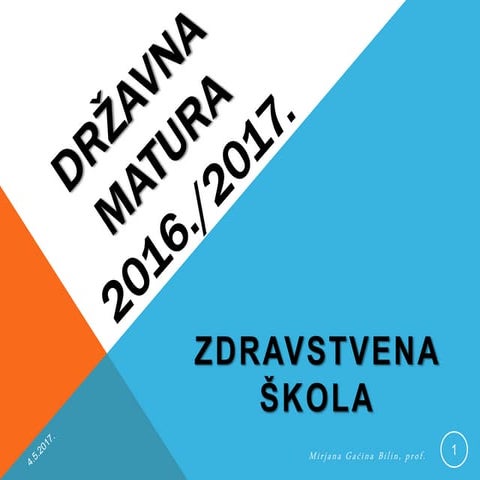 Drzavna matura 2016-17_prezentacija_za_maturante | PPTX