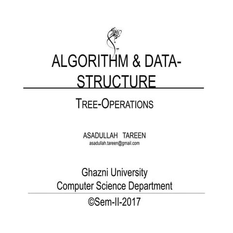 Tree Operations Pptx Programming Languages Computing 1011