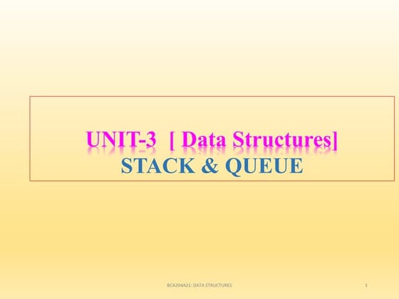 Stacks In Datastructure Ppt