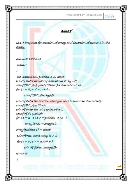 Data Structures Using C Ppt Programming Languages Computing 3735