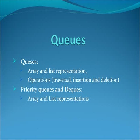 Data Structure And Algorithms Queues Ppt 4471