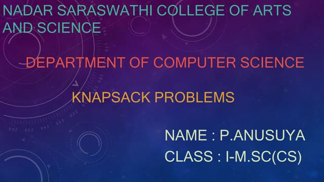 General method in backtracking | PPTX | Programming Languages | Computing