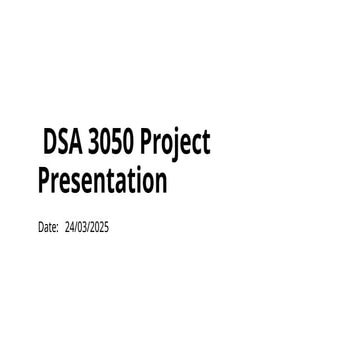 DSA 3050 Project busines intelligence and visualisation Presentation.pptx