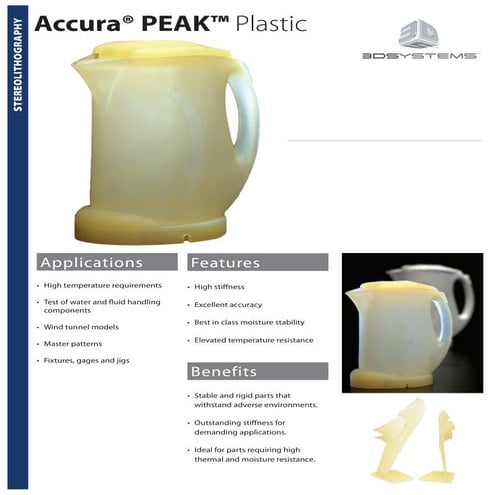 Accura CastPro SLA Resin material properties (EN) | PDF