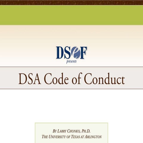 DSA Code of Conduct | PPT