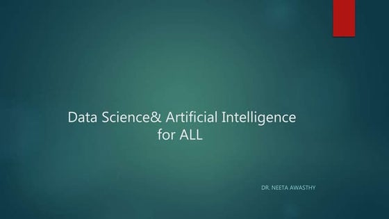 What is Artificial Intelligence - Beginners | PPT