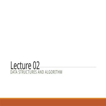 DSA Lec 02 - Stacks and Queues Presentation | PPTX