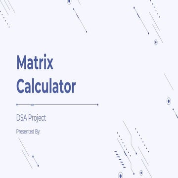 DSA Project Slides in computer science.pptx | Physics | Science