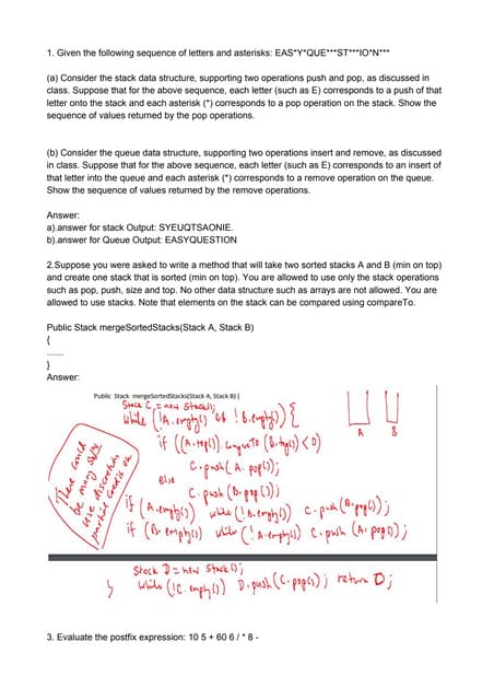 Dsa Data Structure And Algorithm Questions Pdf 8185