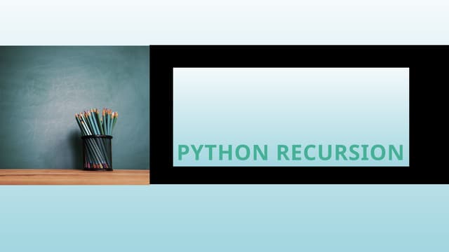 Dsa Data Structure Algorithm Drecursion Pptx