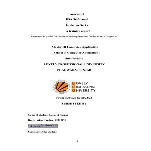 Dsa Reportpdf Programming Languages Computing