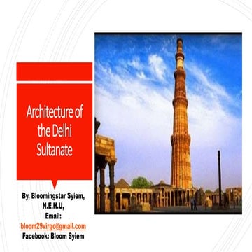 The Delhi Sutanate A.D.1206-A.D. 1526 | PPTX