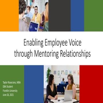 Enabling Employee Voice through Mentoring Relationships | PPTX