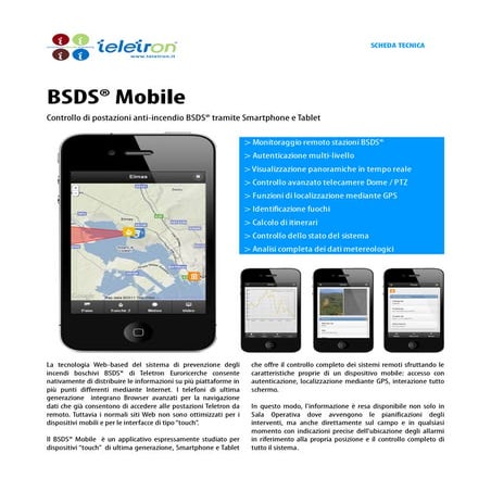 Scheda Tecnica BSDS Mobile | PDF