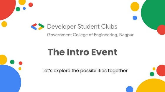 Google Developer Group(GDG) On Campus Info Session PPT 2024 | PPTX