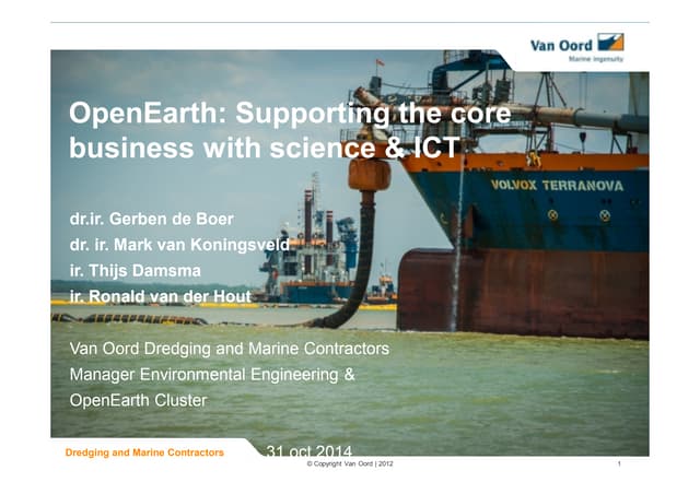 Dsd Int 2014 Data Science Symposium Open Earth In Practice Dr
