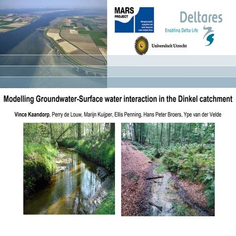 DSD-INT 2015 - EU FP7 Mars groundwater modelling and water quality in ...