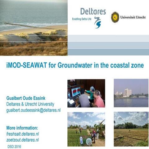DSD-INT 2016 iMOD-SEAWAT for groundwater in the coastal zone - Oude ...
