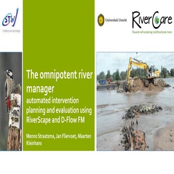 DSD-INT 2017 The omnipotent river manager - automated intervention ...