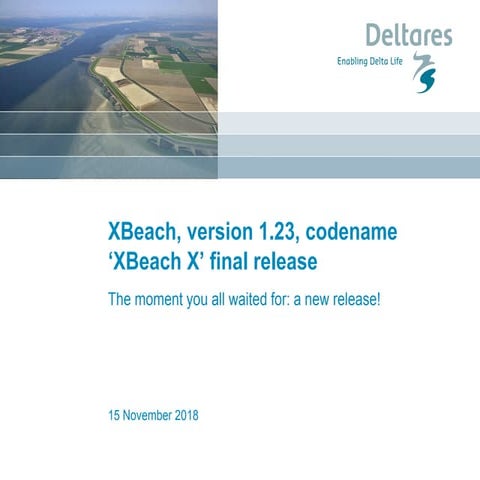 DSD-INT 2018 What's new in XBeach X - Nederhoff | PDF