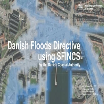 DSD-INT 2022 Danish Floods Directive using SFINCS - Geertsen | PDF