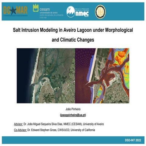 DSD-INT 2022 Salt intrusion modelling in Aveiro Lagoon under ...