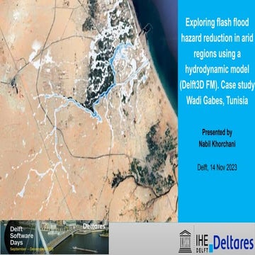 DSD-INT 2023 Exploring flash flood hazard reduction in arid regions using a hydrodynamic model ...